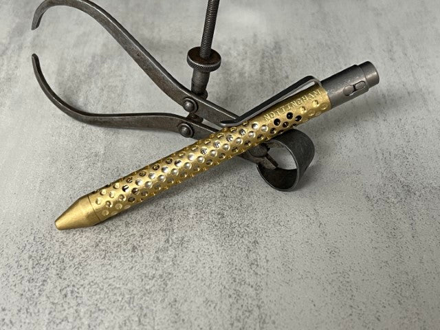 TiButton Brass Single Lock ink pen - Nottingham Tactical
